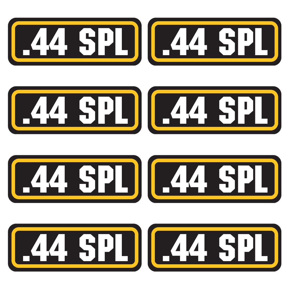 Amazon.com: 44 SPL Ammo Sticker (3"x1.06",8 Pack) Vinyl Sticker for ...