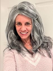 Amazon.com : LEOSA Long Layered Wig Blonde Layered Wigs 16Inch Natural ...