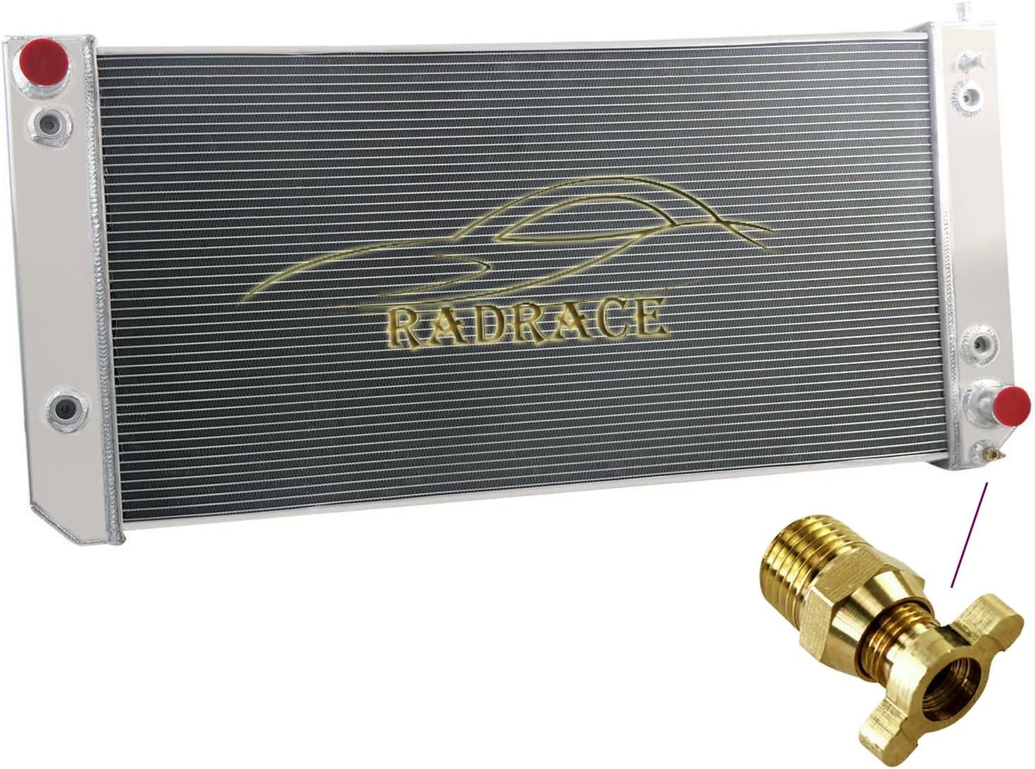 Amazon.com: RadRace Aluminum Radiator for 2003 2004 2005 2006 2007 ...