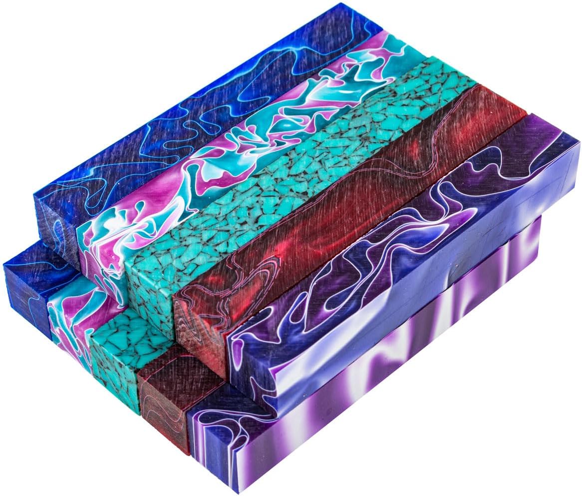 Amazon.com: Multi-Colored Variety - Acrylic Acetate Pen Blanks (10-Pack)