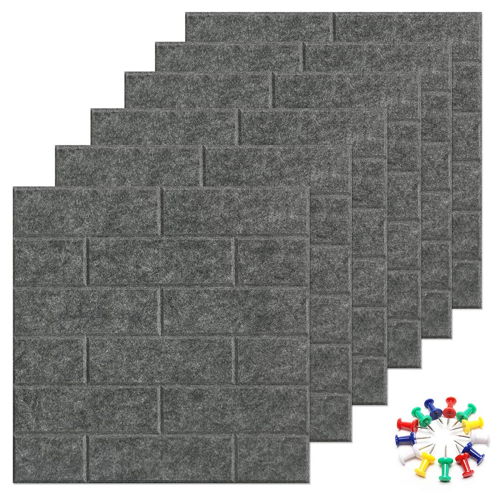 Buy VANCORE 11.8" x 11.8" Large Bulletin Board with 30 Push Pins, Felt ...