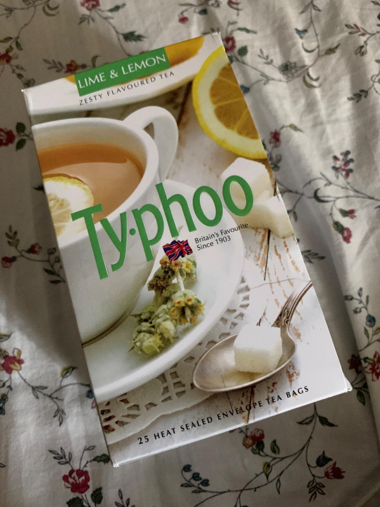 Ty-phoo Typhoo Lime and Lemon Flavoured Herbal Tea, 25 Tea Bags(Pack Of ...