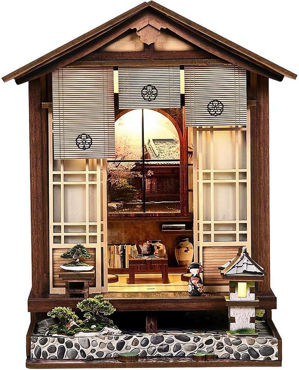Amazon.com: Book Nook Kit for Adults, DIY Japanese Miniature House with ...