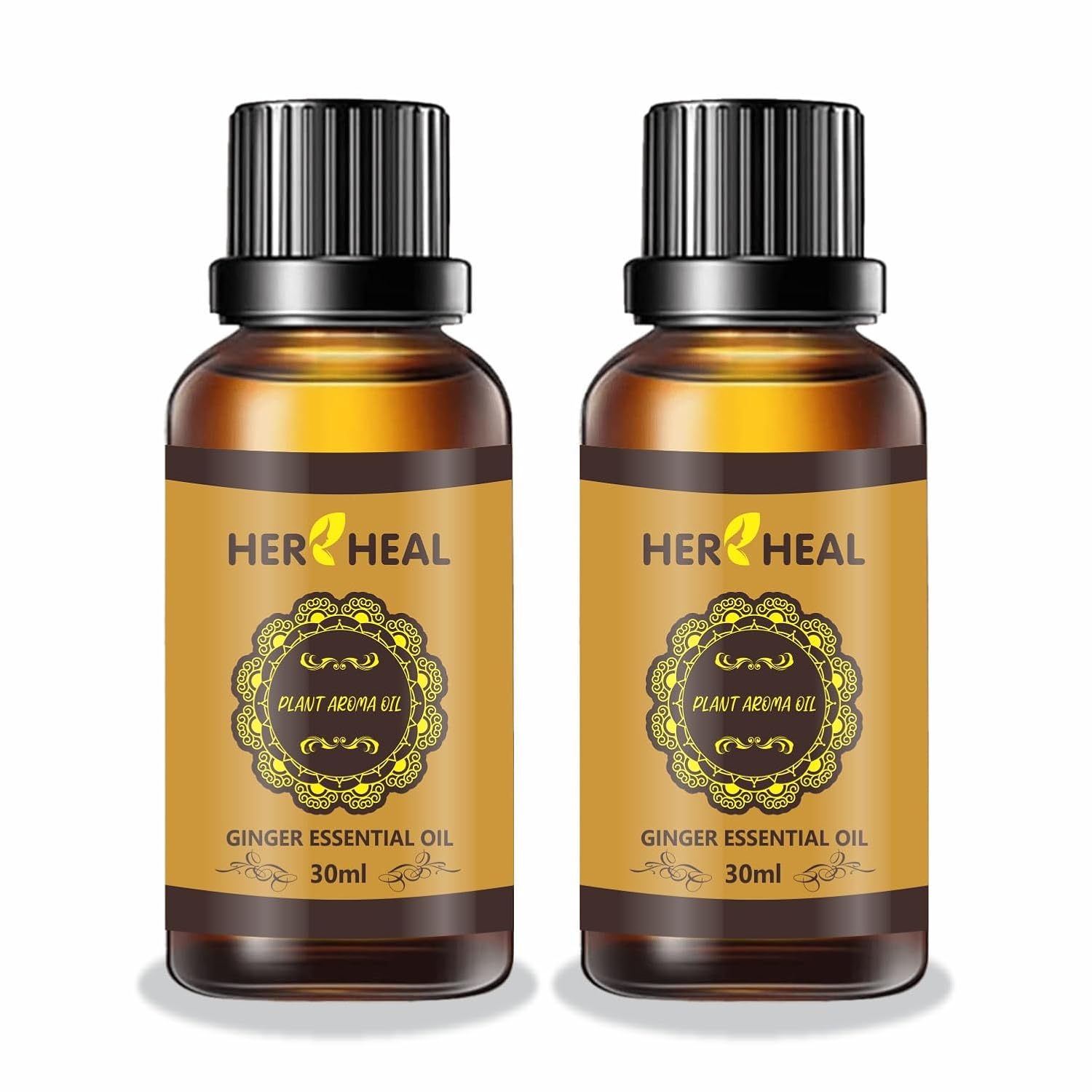 HER HEAL Fat Loss Oil, Belly Natural Drainage Ginger Oil Essential ...