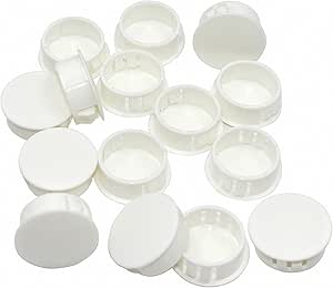 Amazon.com: EASYEAH 1"(25mm) Plastic Plugs for Round Holes, Flush Type ...