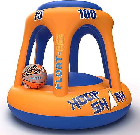 Amazon.com: Swimming Pool Basketball Hoop Set by Hoop Shark - Orange ...