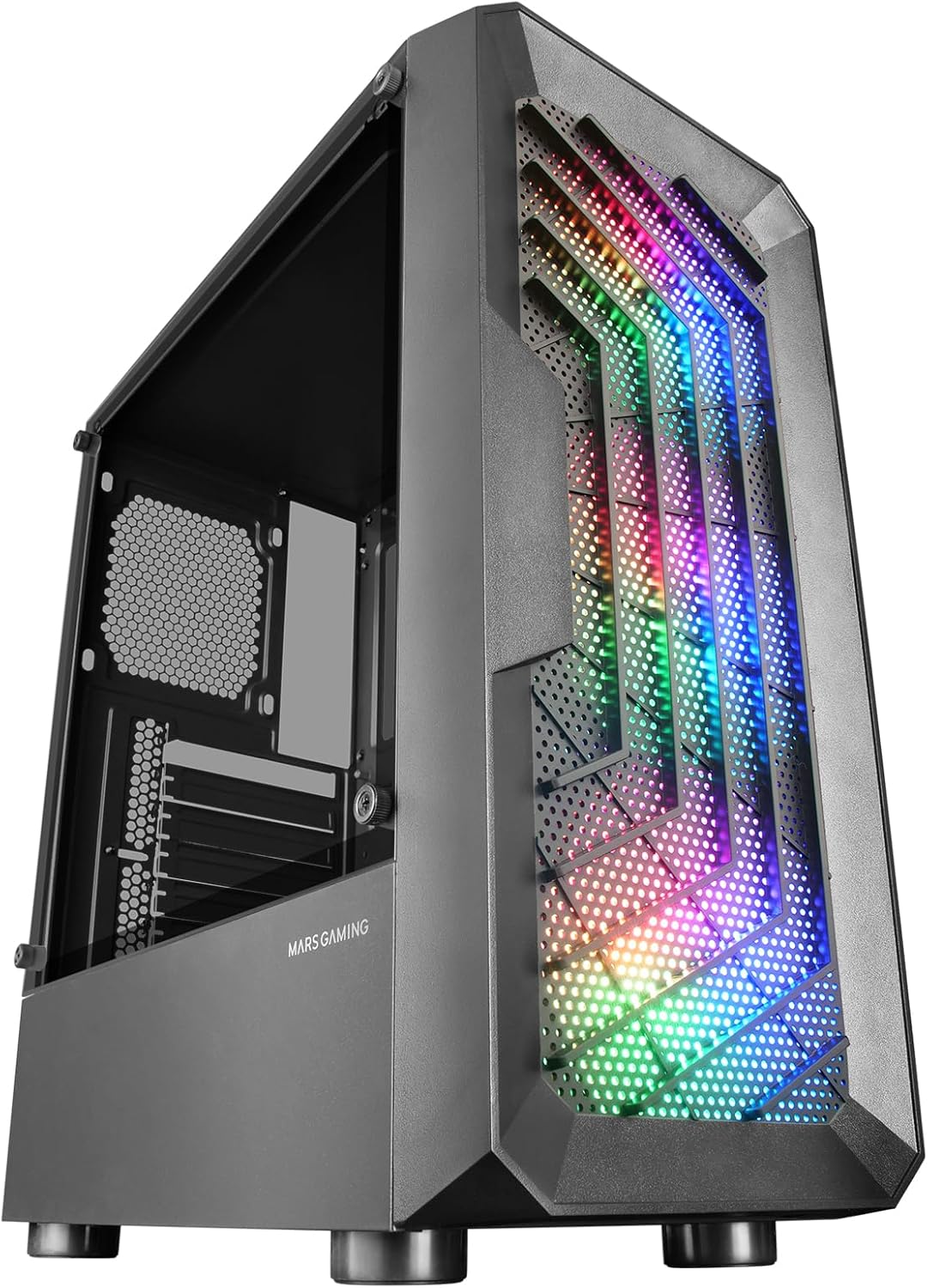 Mars Gaming MC-TOR, Case Semitower ATX Gaming, Finestra Laterale ...