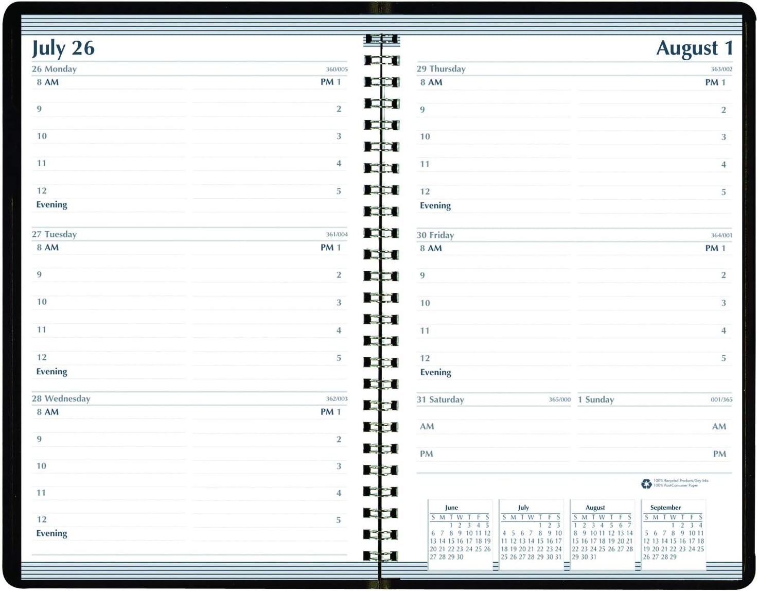 Amazon.com : House of Doolittle 2024 Daily Appointment Calendar Planner ...