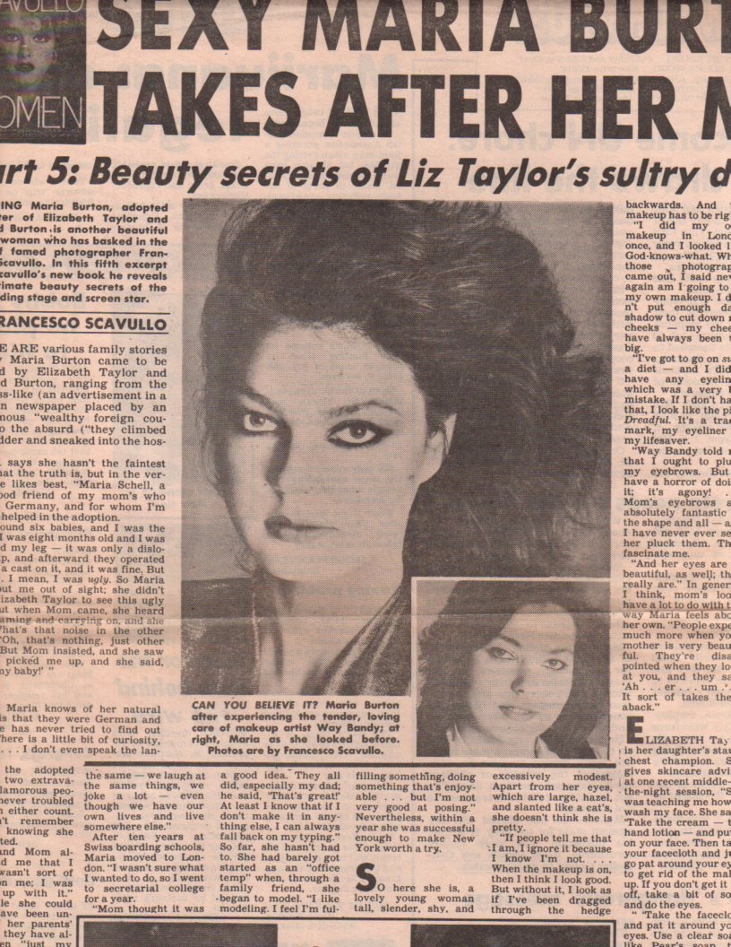 Elizabeth Taylor Maria Burton