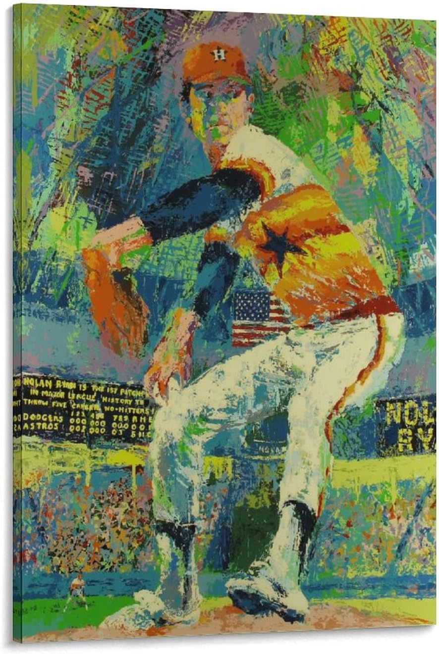 Amazon.com: Leroy Neiman Multicolor Baseballposters for Room Aesthetic ...