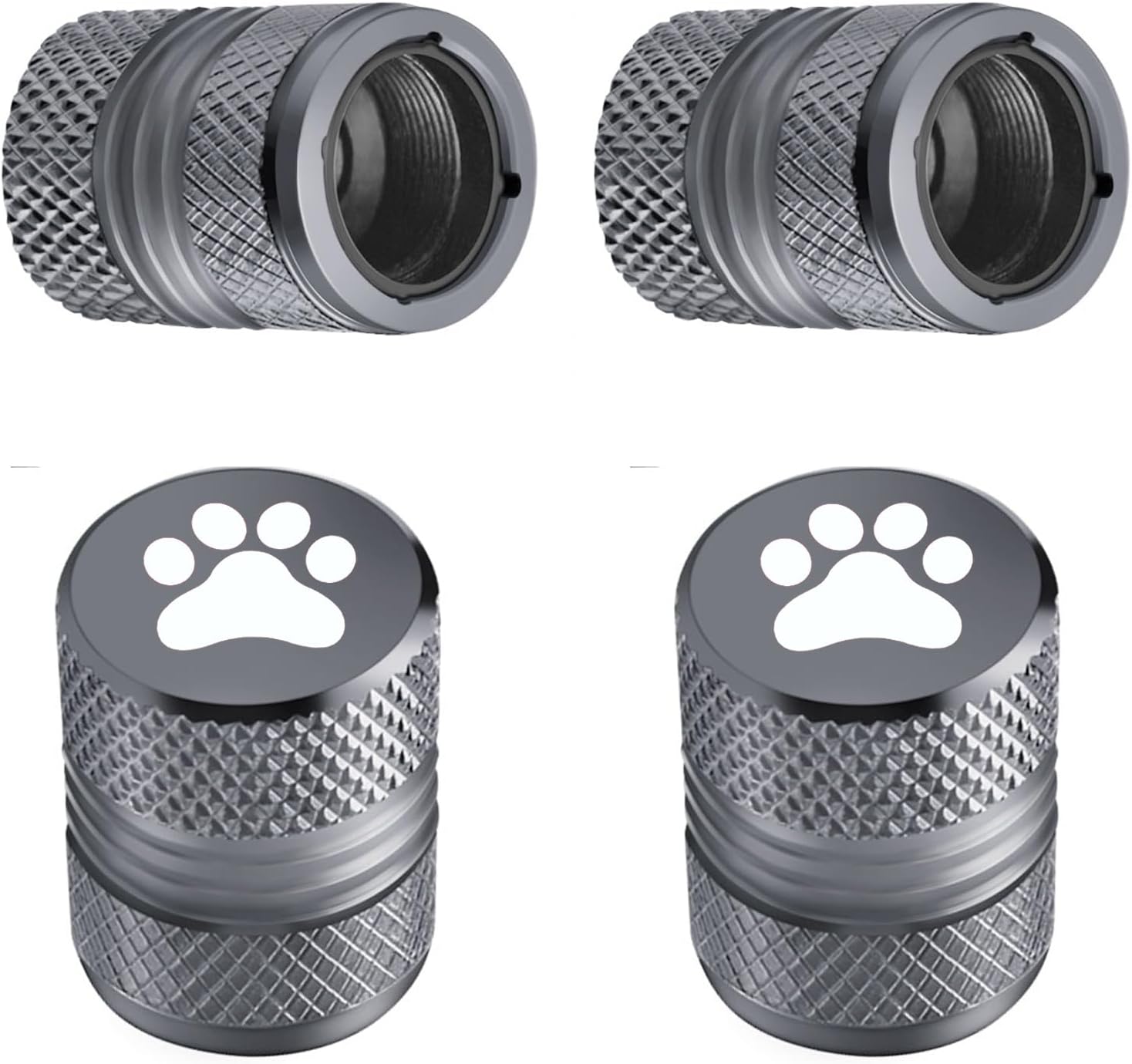 Amazon.com: Tire Valve Stem Caps - 4 Pack Anti-Corrosion Premium ...
