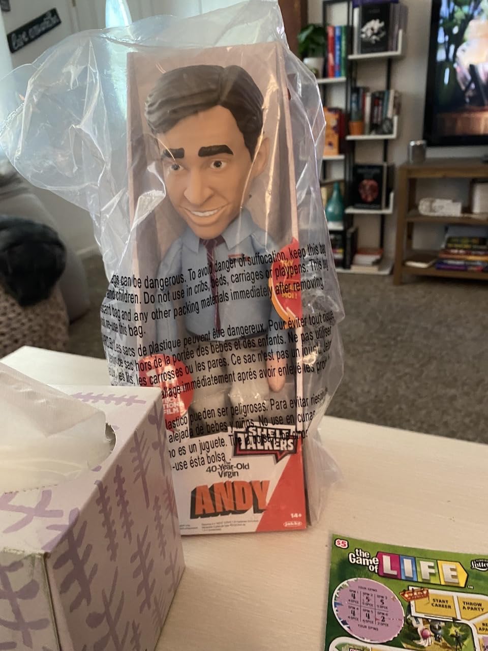 Amazon.com: Shelf Talkers 12" Talking Plush Andy from The 40-Year-Old ...