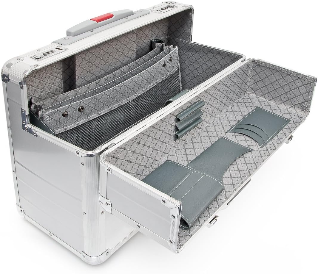 Amazon.com: Pilot?s Case Trolley with Telescopic Handle - Size: 45.5 x ...