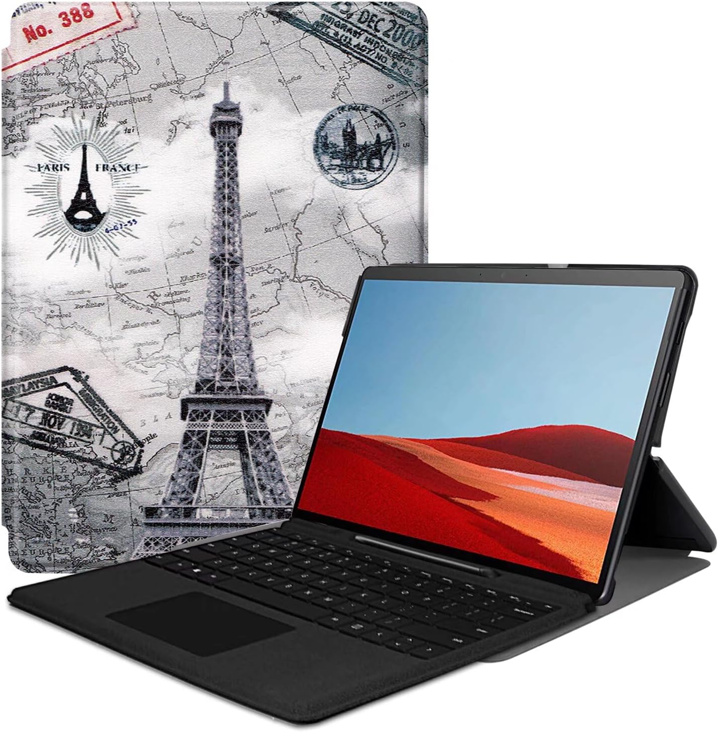 Amazon.com: SZLONKOU Tablet Cover for Microsoft Surface Pro X 13" (2021 ...