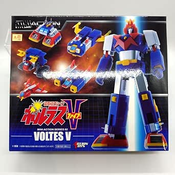 Amazon.co.jp: Action Toys Super Electromagnetic Machine Voltes V Mini ...
