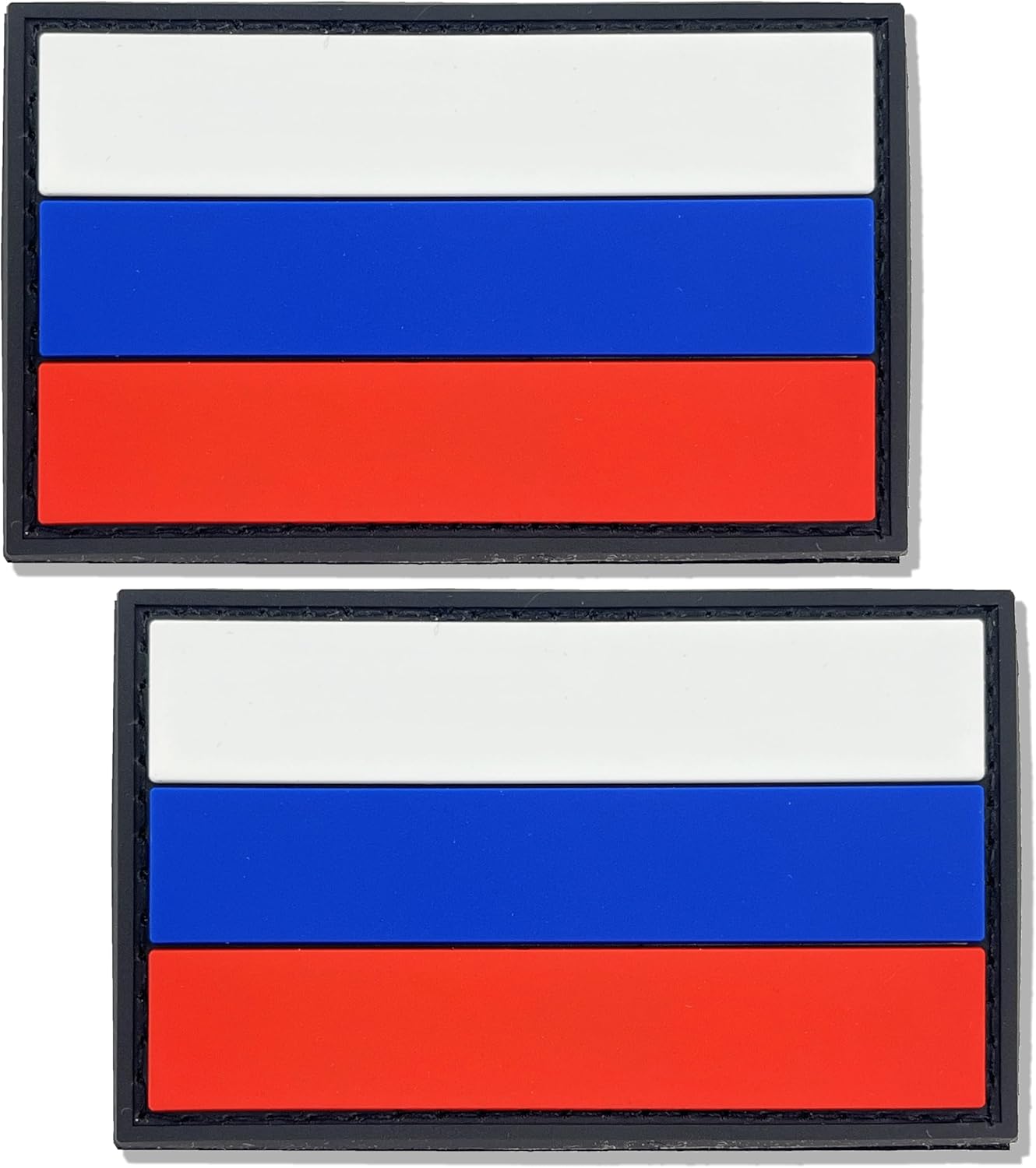 Amazon.com: SoKoot Russia Flag Patch Russia Flags PVC Hook and Loop Fastener Patches Russians ...