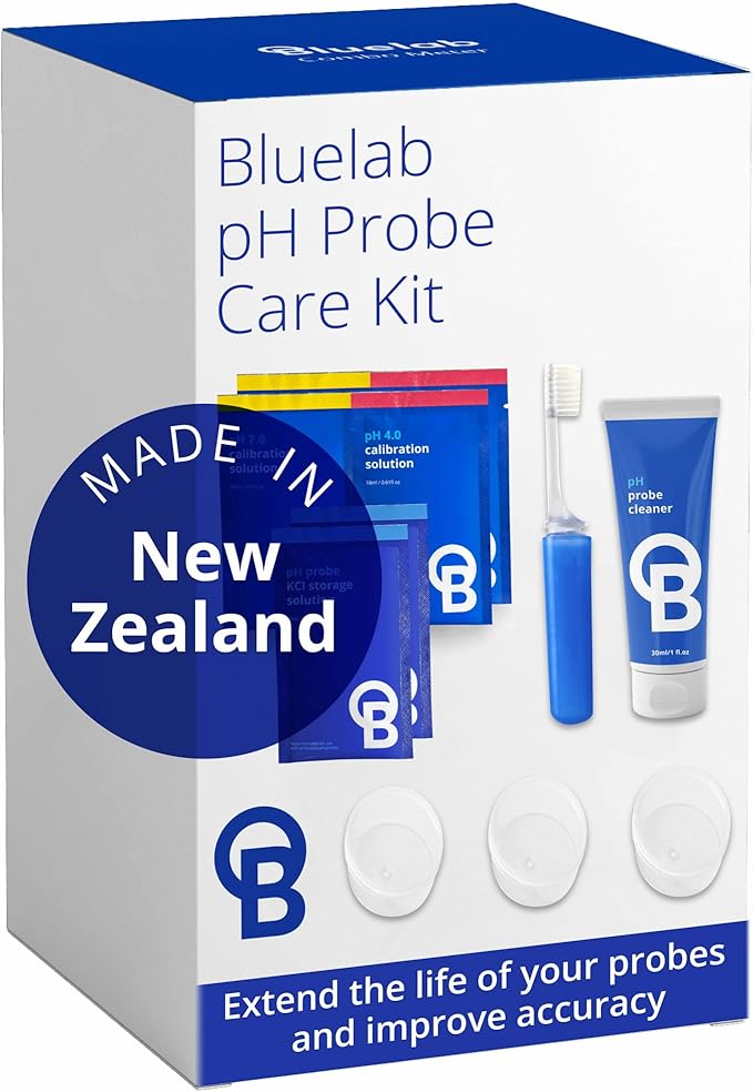 Bluelab CAREKITPH pH Probe Care Kit with Calibration Solution, Storage ...