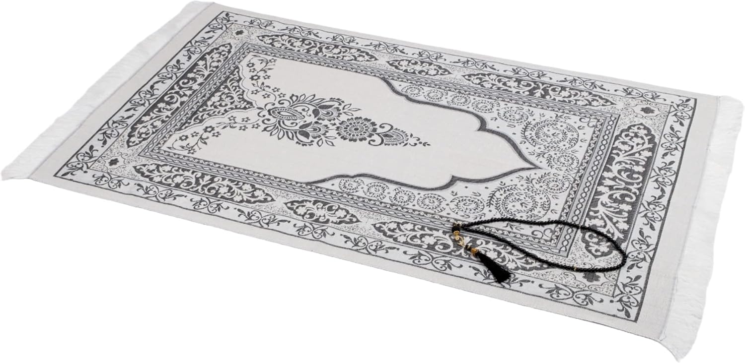 Amazon.com: Muslim Prayer Rug - Prayer Rug with Prayer Beads (99 ...