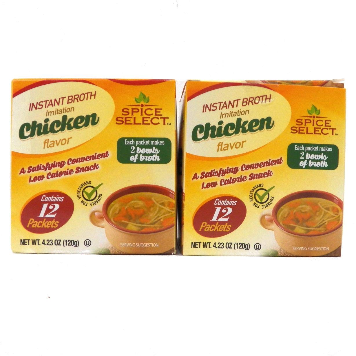 Amazon.com : Spice Select Instant Broth Imitation Chicken Flavor (2 ...