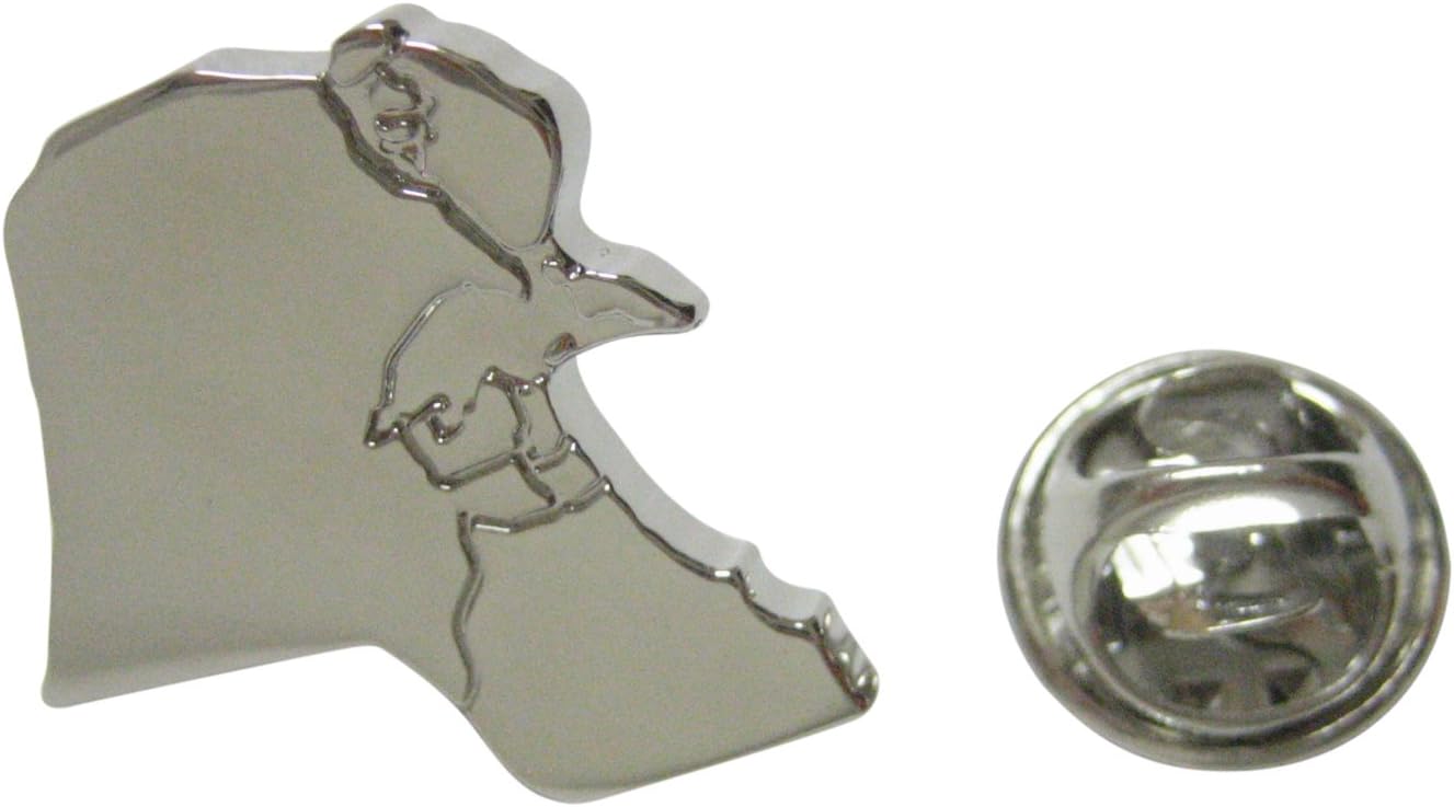 Amazon.com: Kiola Designs Kuwait Map Shape Lapel Pin: Clothing, Shoes ...