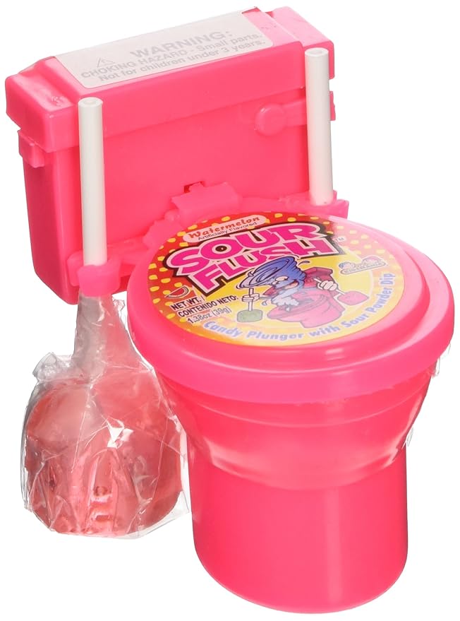 Amazon.com : Sour Flush Candy Plungers and Powder Toilet Dip-Random ...