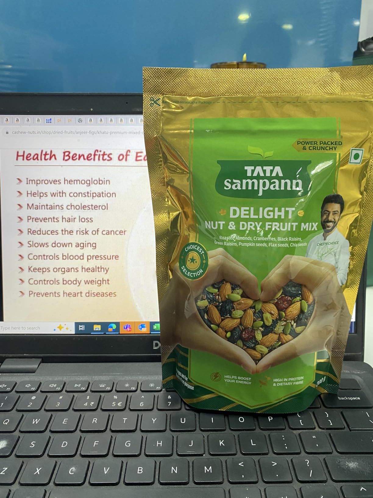Tata Sampann Delight Dry Fruit & Seed Mix | Power Packed & Crunchy ...