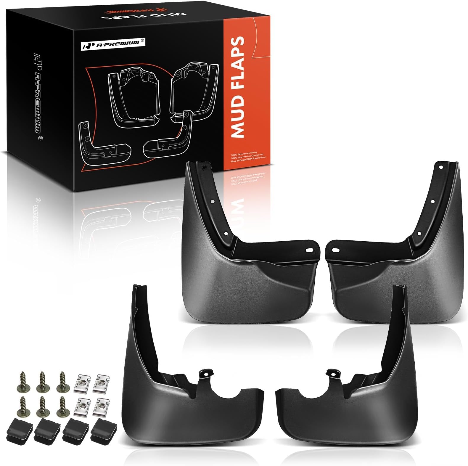 Amazon.com: 4PCS Car Mud Flaps,Wheel & Tire Mud Flaps & Splash Guards ...