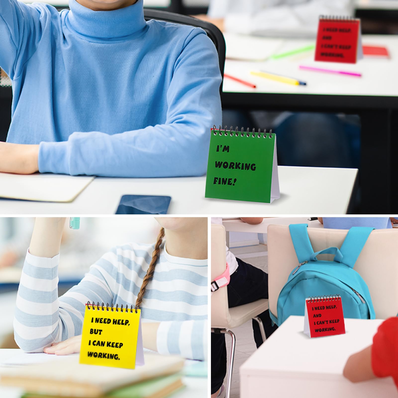 Snapklik.com : 54 Pcs I Need Help Mini Flip Chart For Teacher Need ...