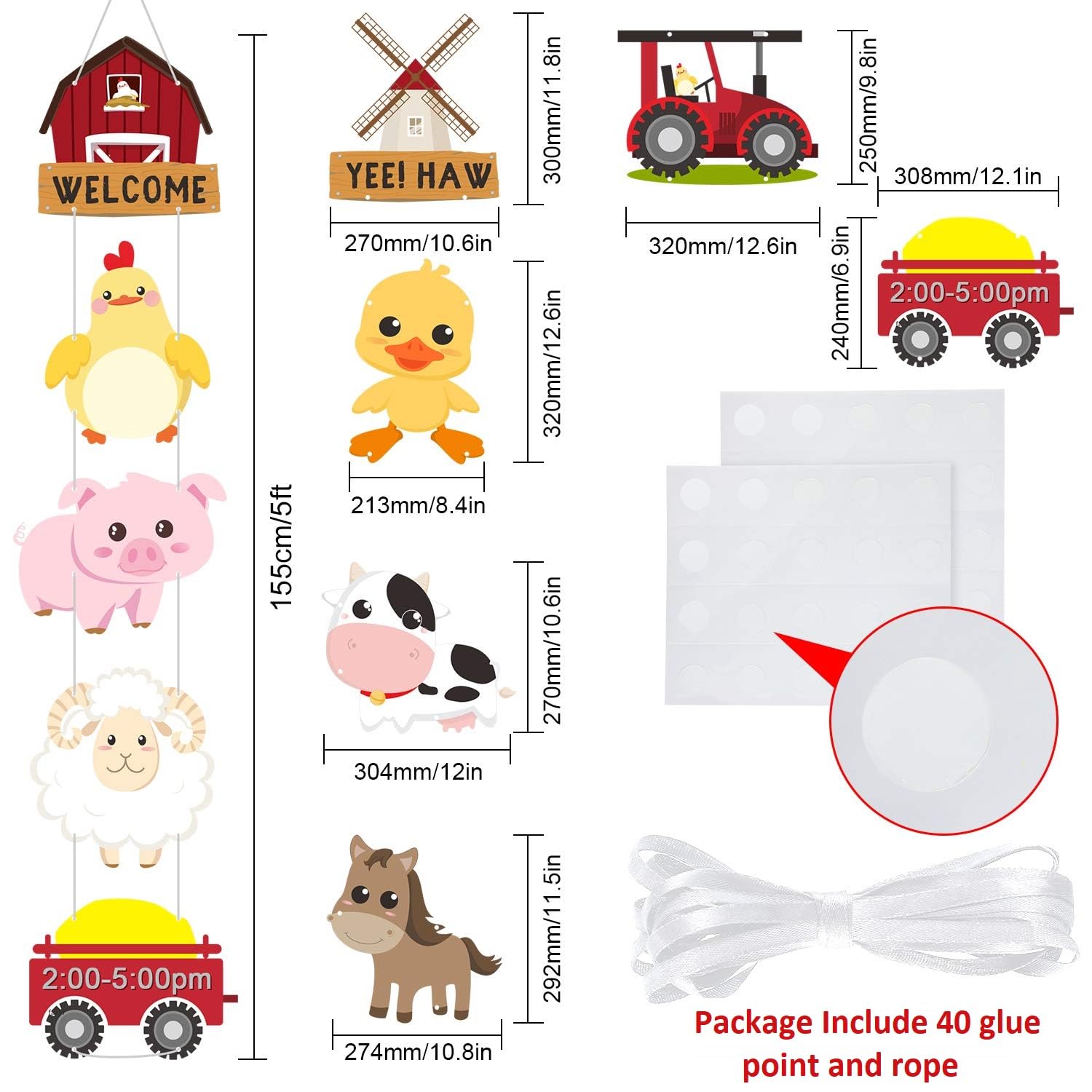 Snapklik.com : Farm Animal Themed Party Decorations, Farm Animal ...