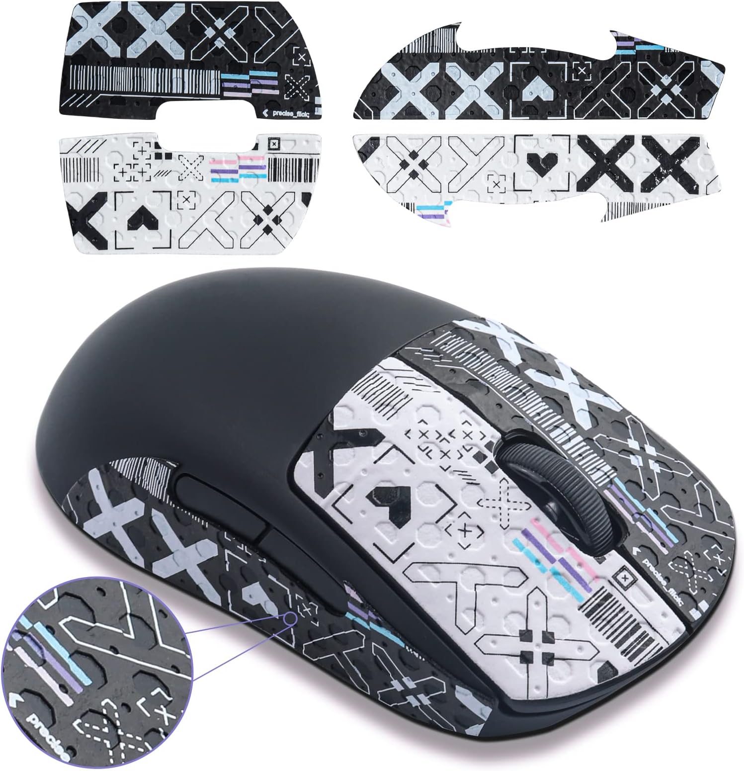 Mouse Grip Tape Fit for Logitech G PRO, 4pcs Anti-Slip Gaming Mouse ...