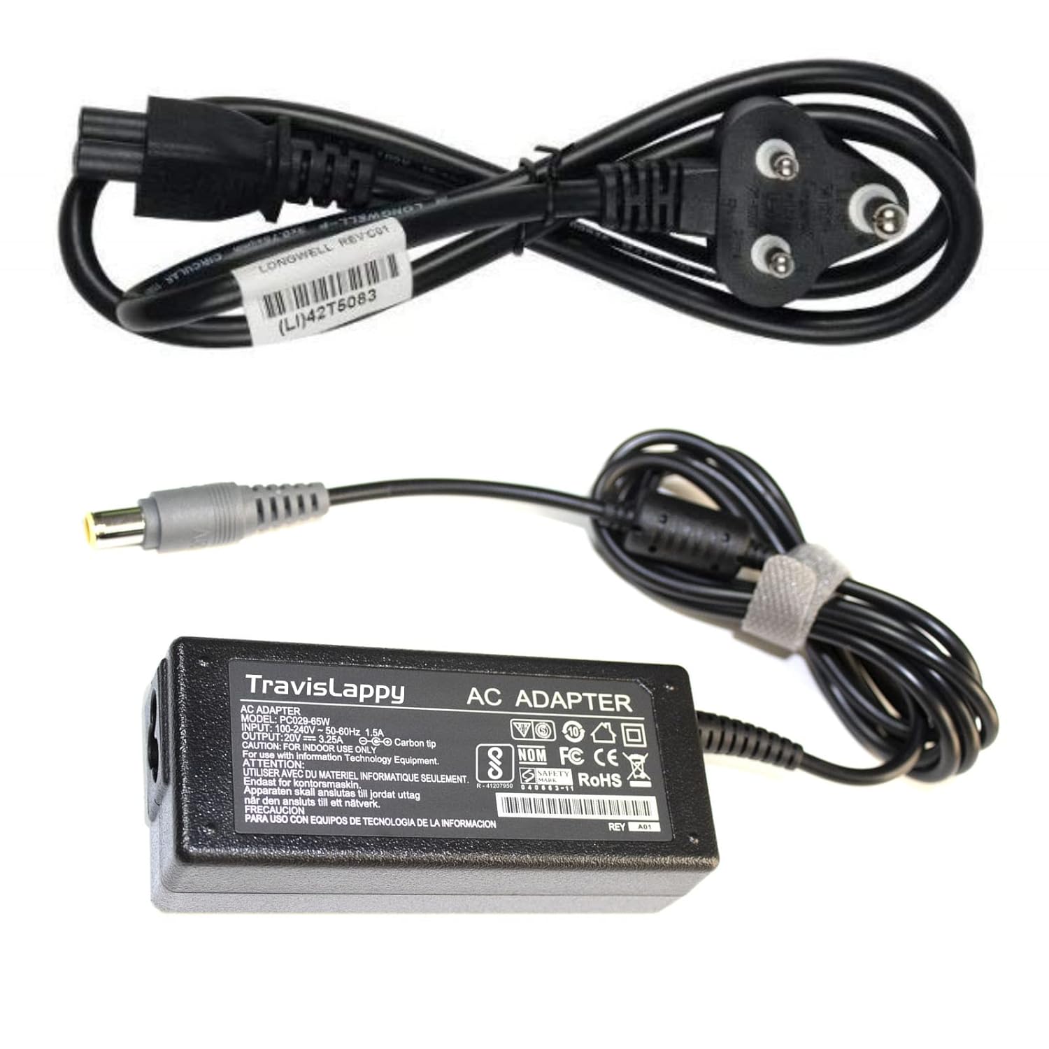 TravisLappy Laptop Charger Adapter for Lenovo IBM IBM Lenovo T420 20V 3 ...