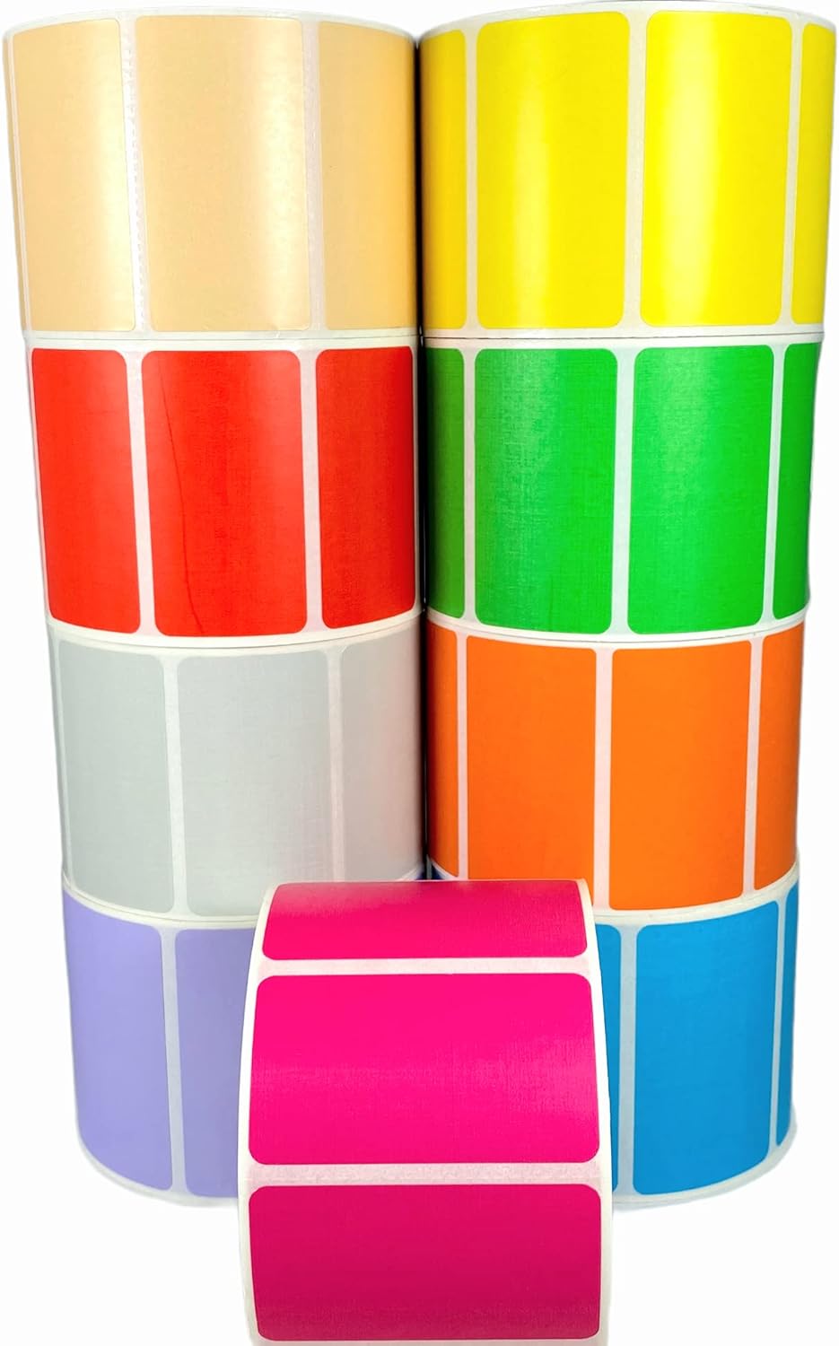 Amazon.com : Beige (only) 2.25x1.25 inch Direct Thermal Zebra Shipping ...