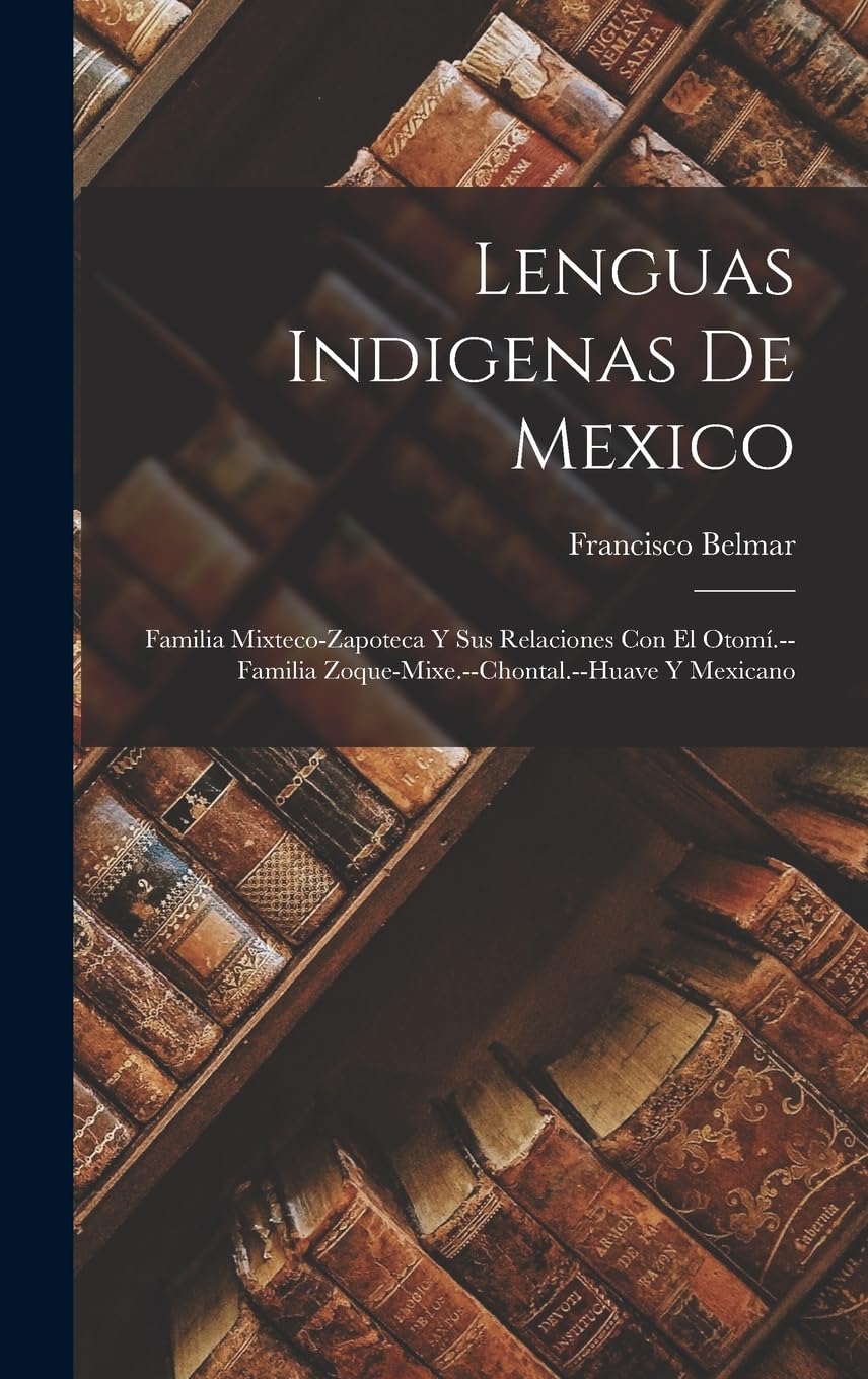 Buy Lenguas Indigenas De Mexico: Familia Mixteco-Zapoteca Y Sus ...