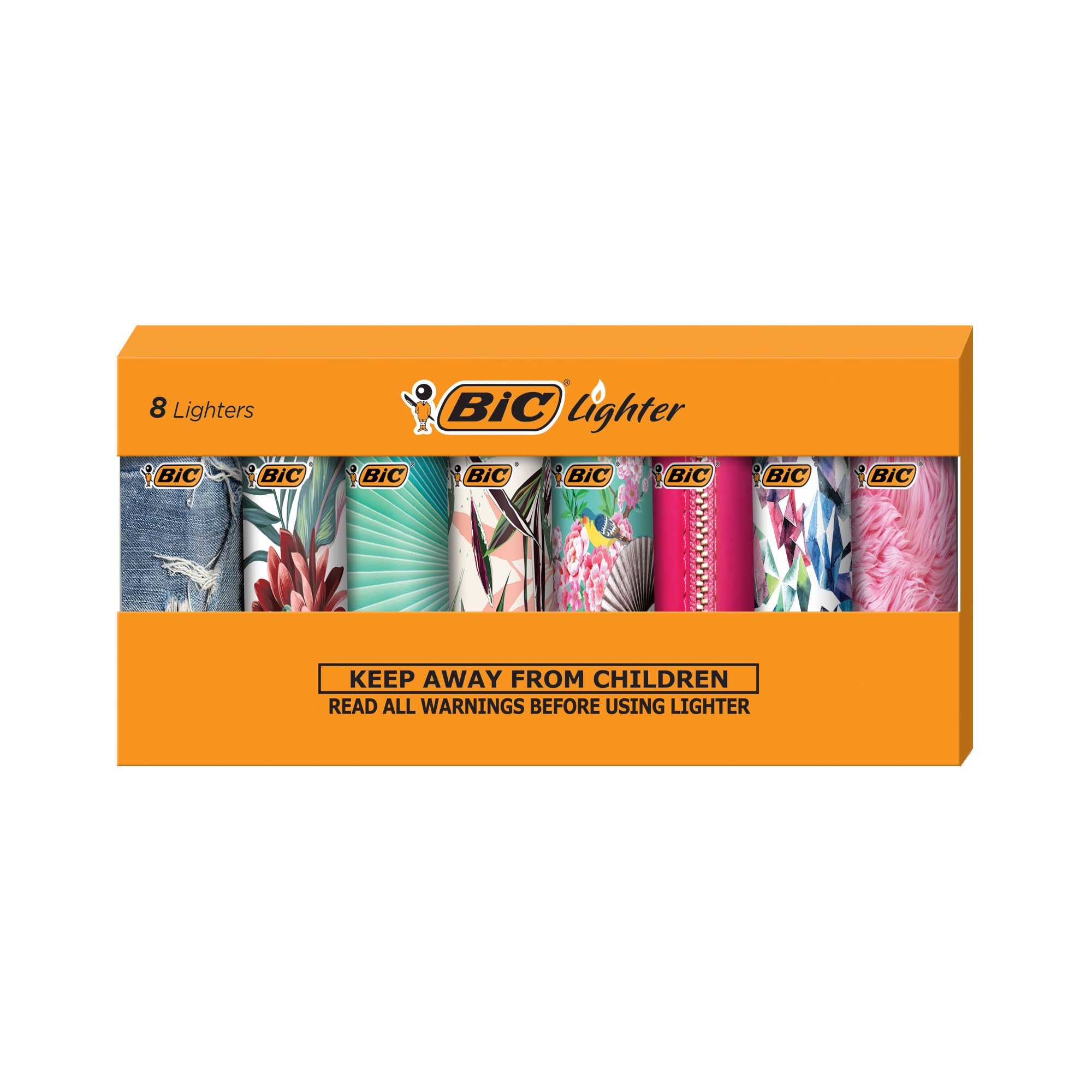 Amazon.com: BIC Mini Lighter, Fashion Collection, Assorted Unique ...