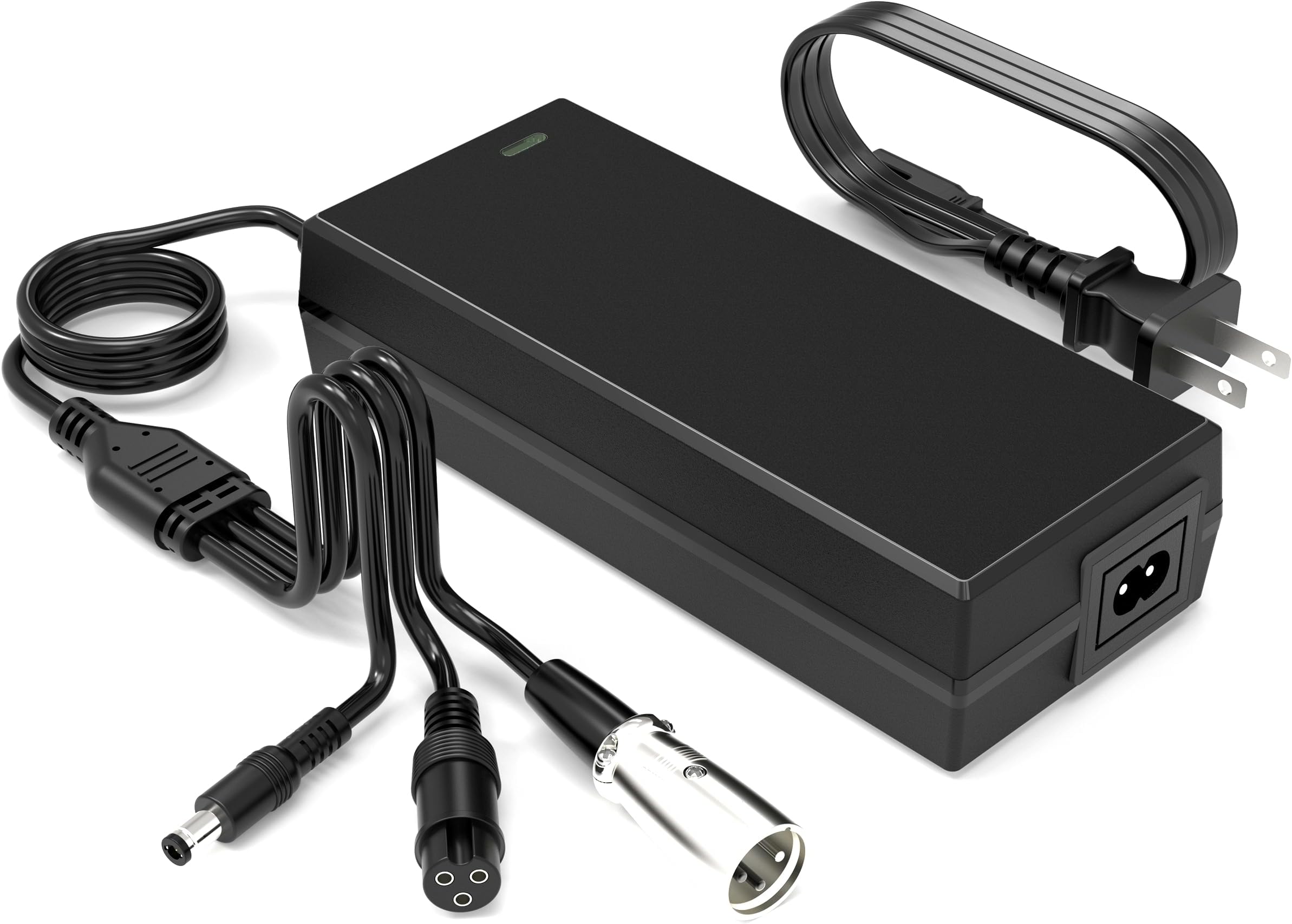 WOJIADA 54.6V 2A Electric Ebike Charger,3 Plugs for 48V Battery Charger ...