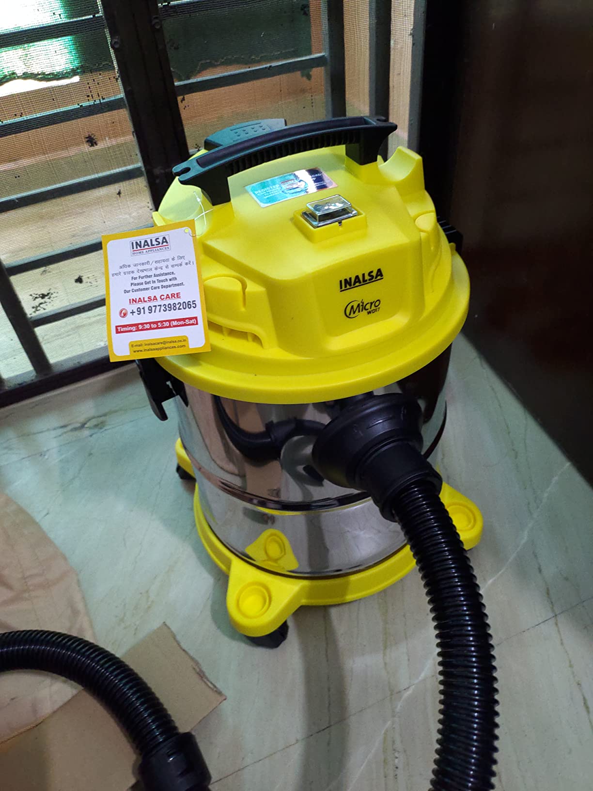 Inalsa Vacuum Cleaner Wet and Dry Micro WD17-1400W with 3in1 ...