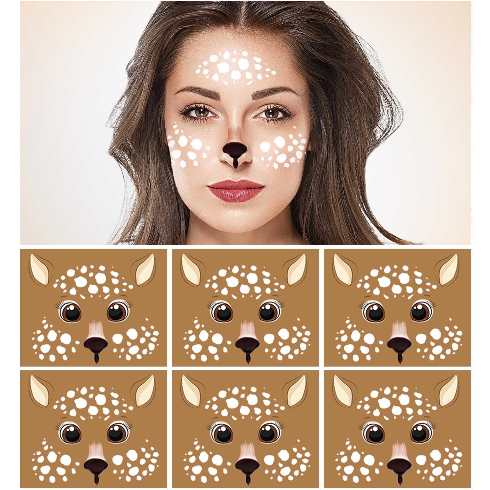 Deer Face Makeup