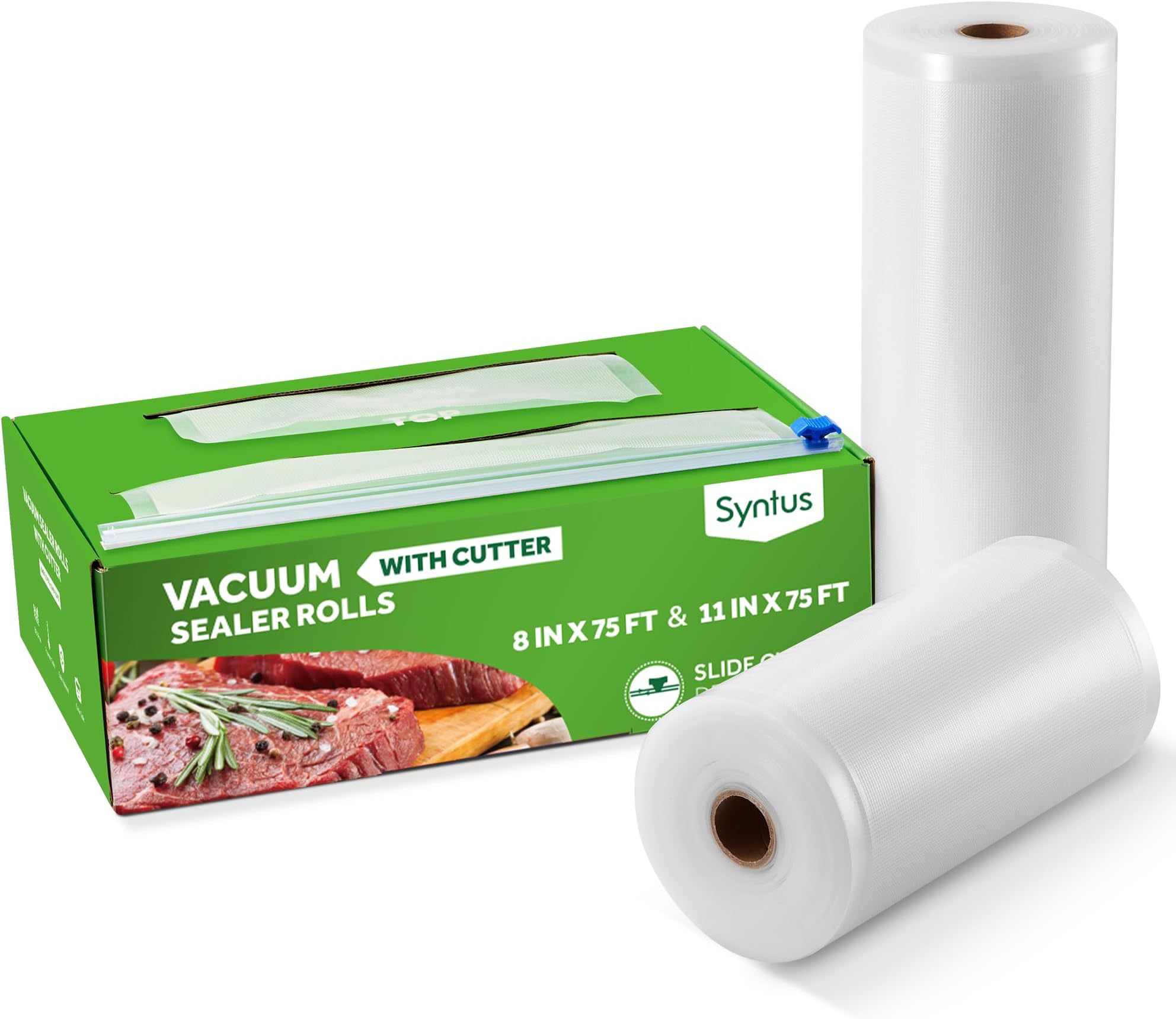 Amazon.com: Vacuum Sealer Roll (6” x 150’) Keeper with Cutter - Premium ...