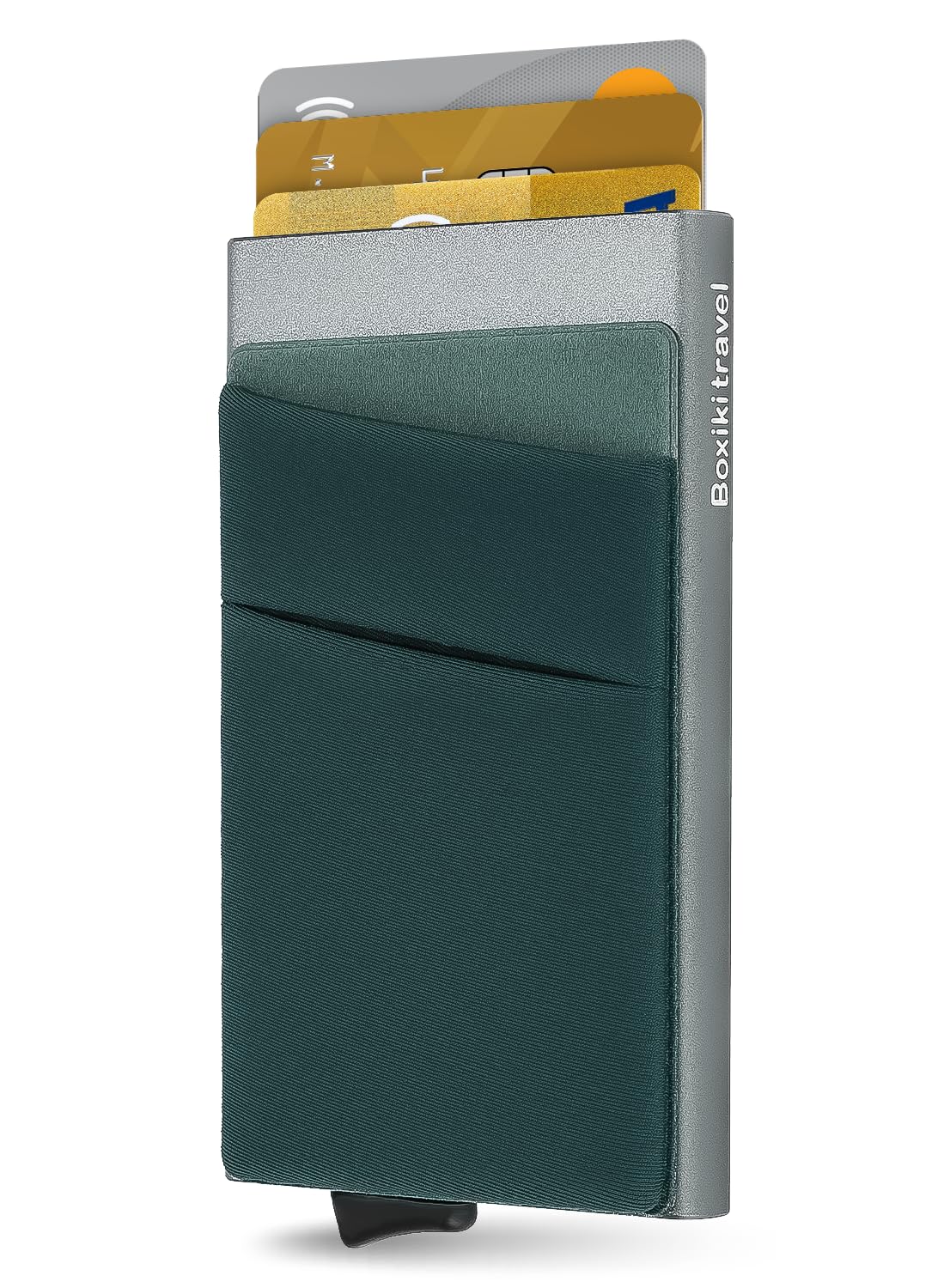 Snapklik.com : Boxiki Travel RFID Blocking Men Wallet - Aluminium ...