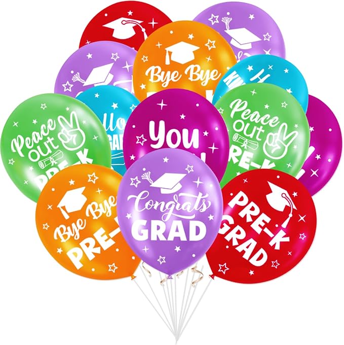 Amazon.com: PRE-K Graduation Balloons, Pre k Graduation Decorations ...