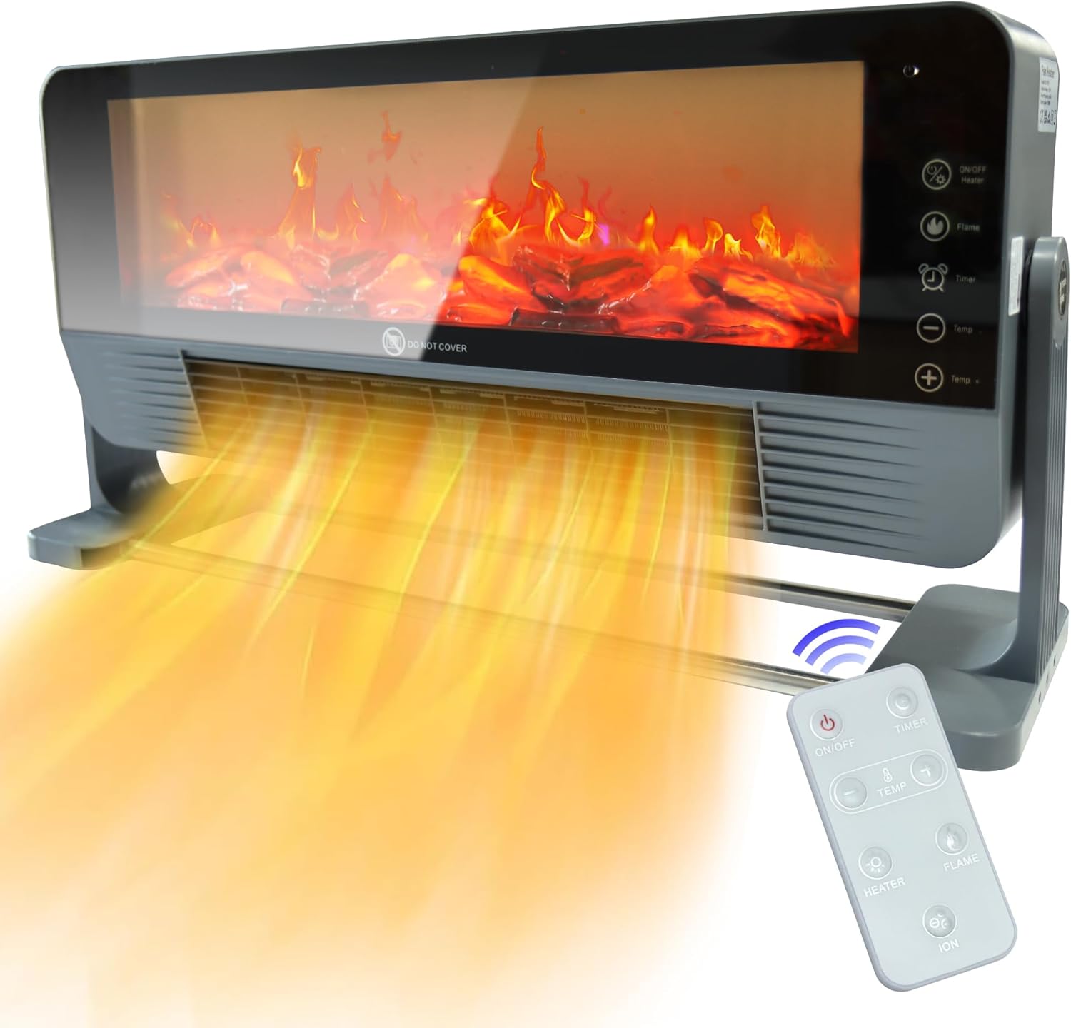 Amazon.com: Electric Space Heater Indoor, 1500W Floor or Wall Mounted ...