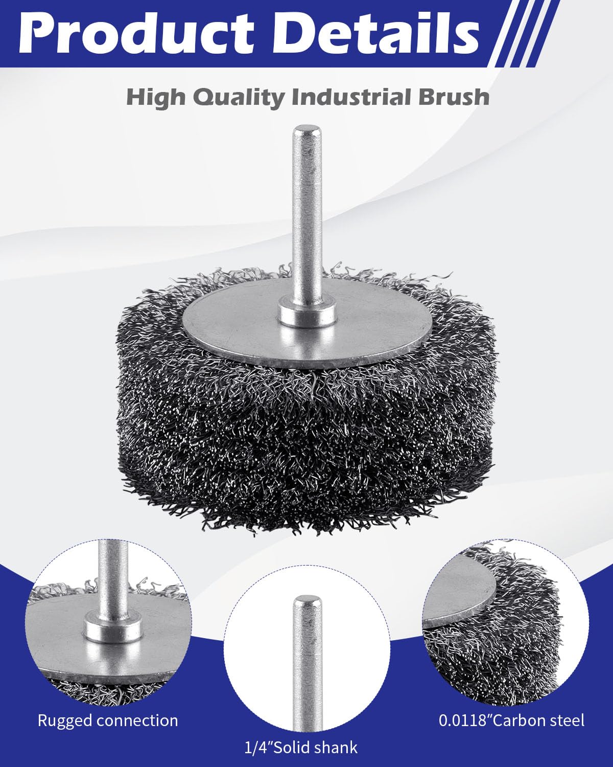 Wire Wheel For Drill 3 Inchs Drill Wire Brush, Wire Bush Drill ...