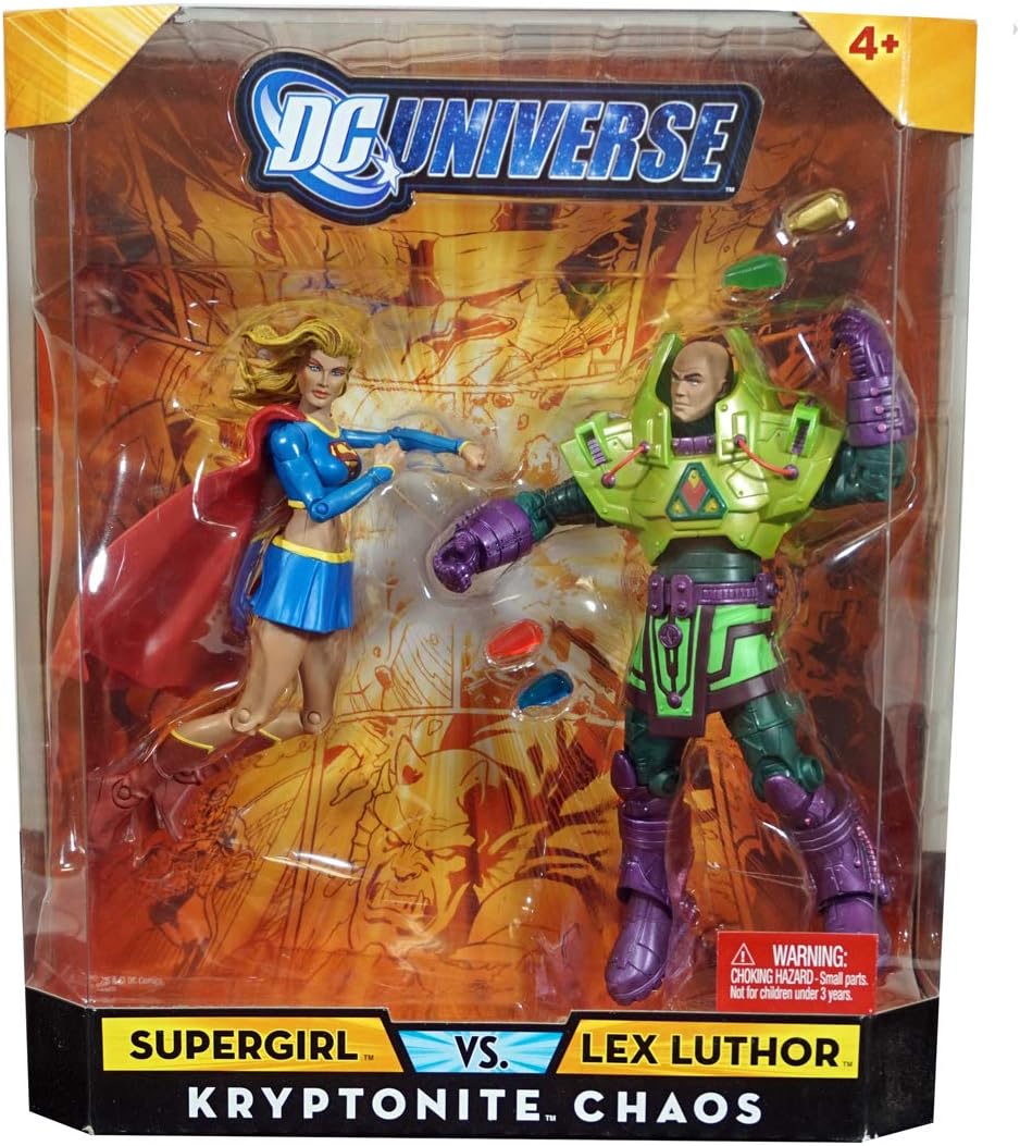 Amazon.com: Mattel DC Universe Classics Kryptonite Chaos Supergirl and ...