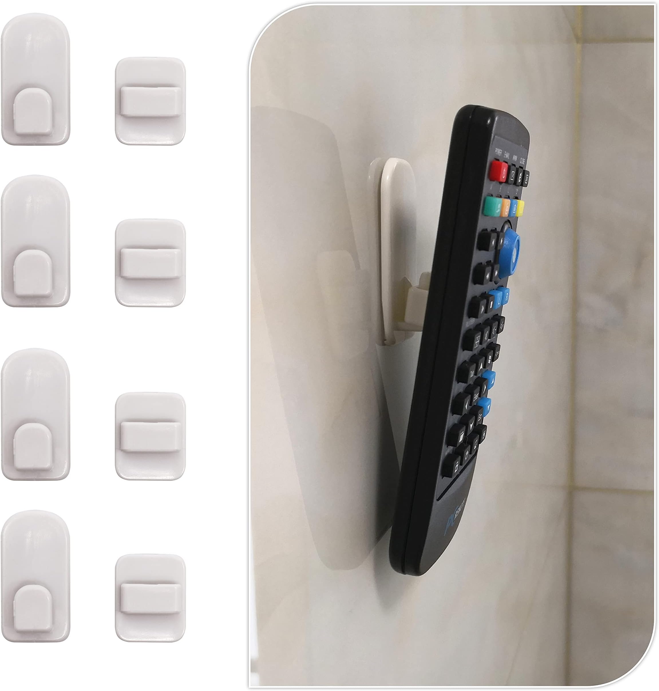 Amazon.com: JWCE Controller Hook Remote Control Holder Wall Self ...
