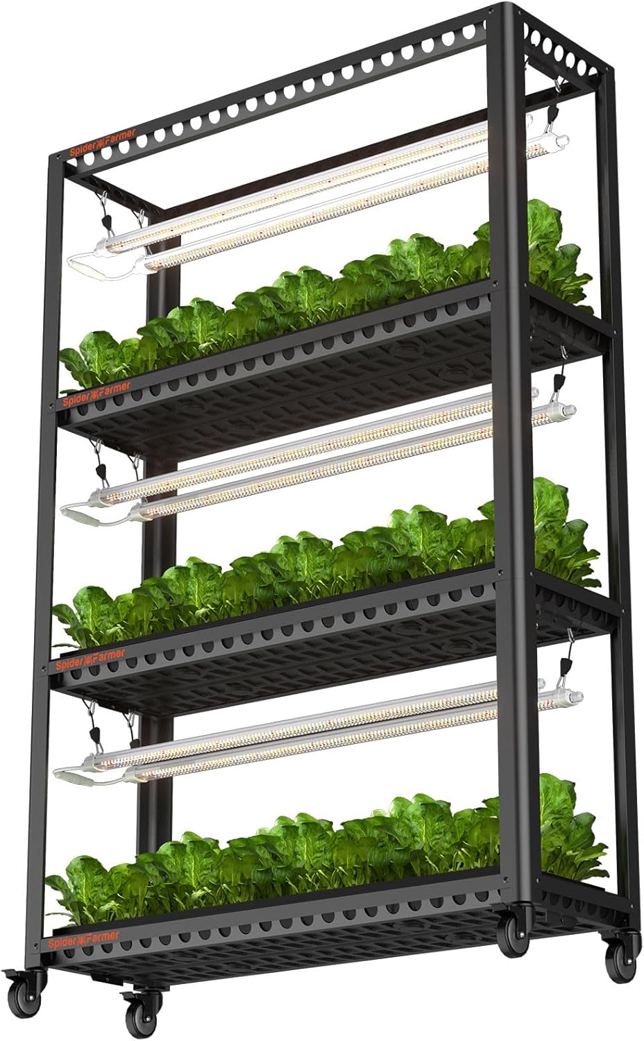 Amazon.com: Spider Farmer Glow80 Growshelves LED Grow Light Plant Stand ...