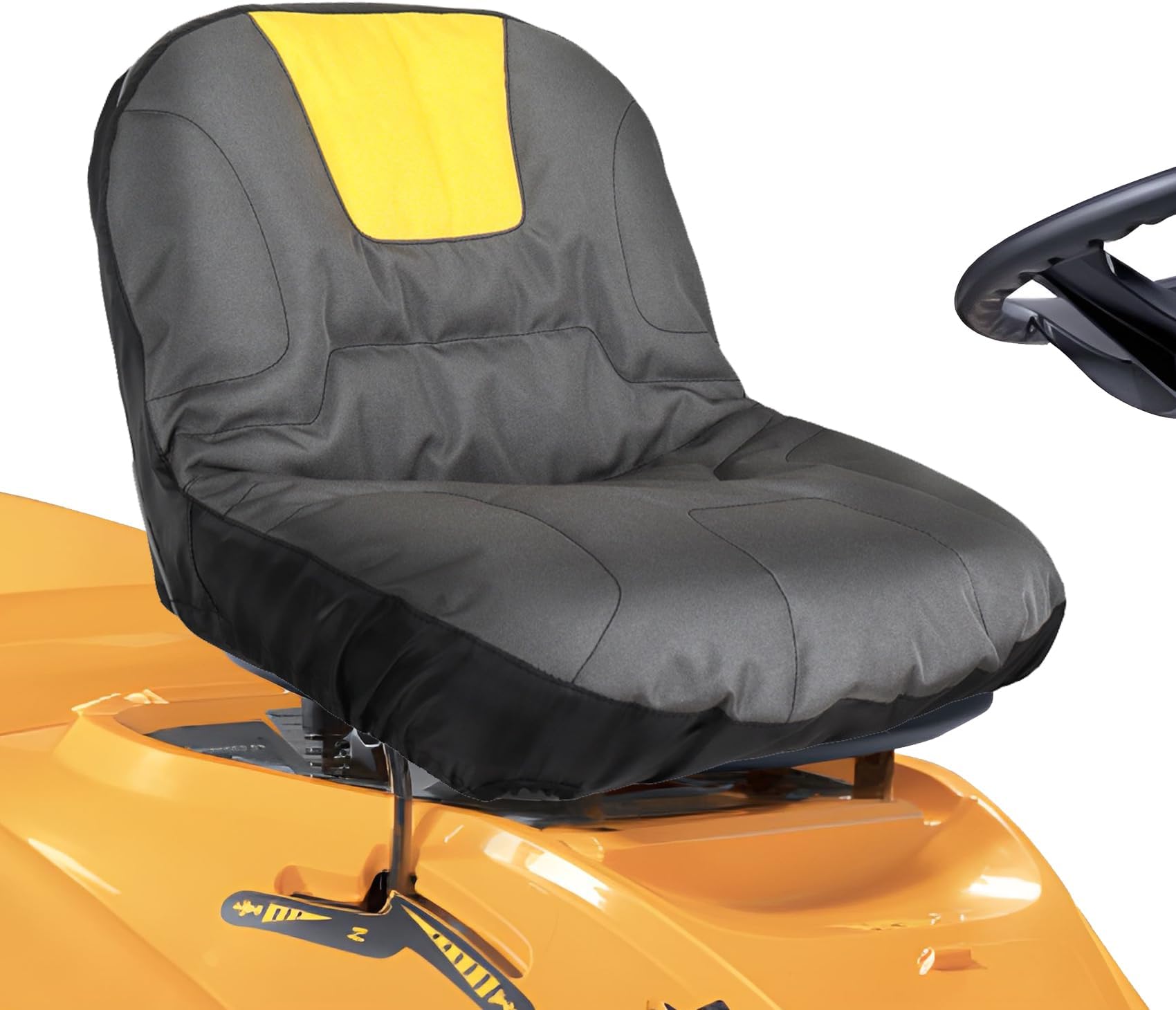 Amazon.com: Riding Lawn Mower Seat Cover with Drink Pouch, Heavy Duty ...