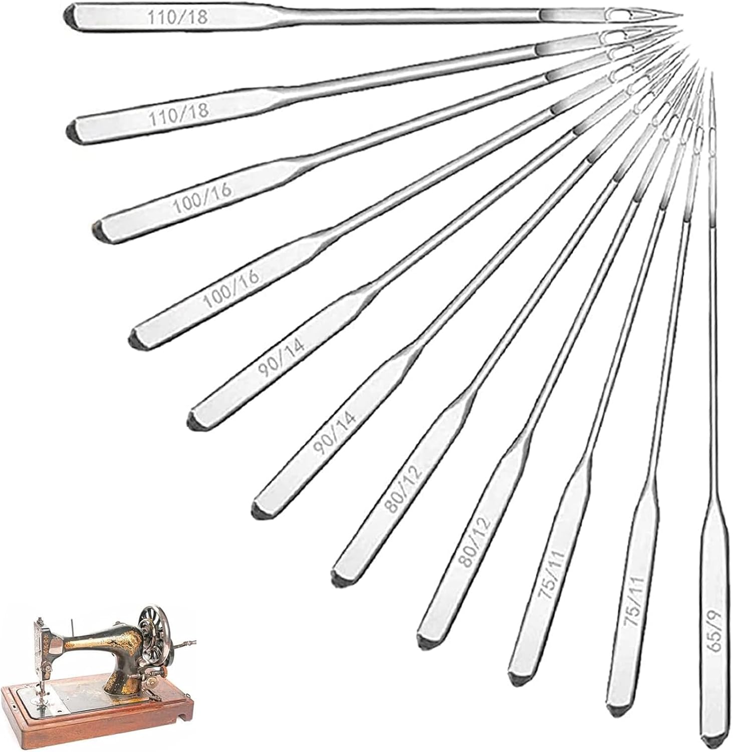 aqlbhz 60pcs Sewing Machine Needles Sewing Machine Accessories Machine ...