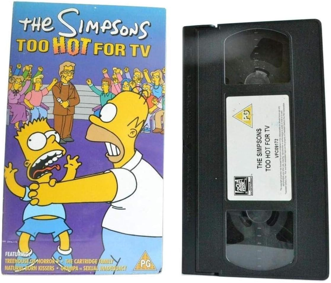 The Simpsons: Too Hot For TV [VHS] : Simpsons: Amazon.co.uk ...