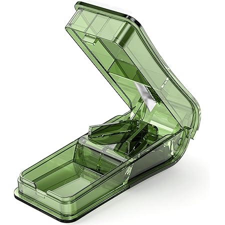 Amazon.com: Pill Cutter and Splitter with Dispenser,Easy Cut Pills for ...