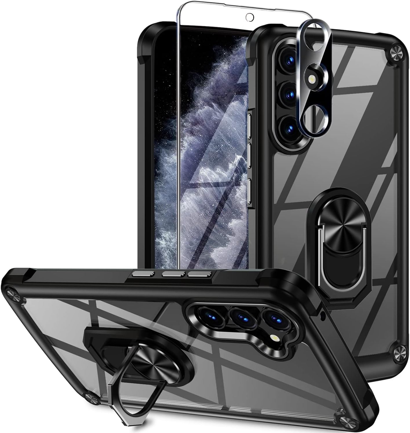 Amazon.com: Mocotto for Samsung Galaxy A54 5G Case with Tempered Glass ...